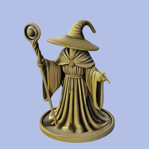 🎲 Mystic Wizard Miniature - Perfect for Tabletop Games & RPG Adventures ...