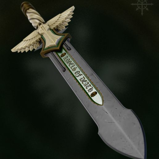 🗡️ Angels of Death power blade, SM2 sword・ 3D File for 3D printing・Cults