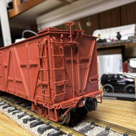 🌆 PRR X-23 boxcar G-scale・ STL File for 3D printing・Cults