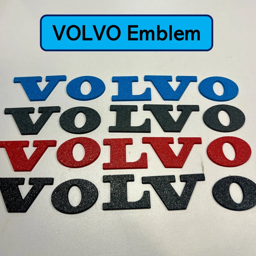 🛞 Complete Collection - Volvo Logo, Models, and Trims Emblems・ STL File ...