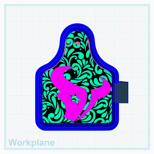 Archivo STL Texans Tooled cow tag 🐄 ・Plan para descargar y imprimir en ...