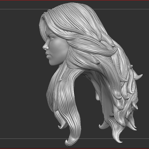 👩 Red Sonja Head sculpting for articulated figures・ OBJ File for 3D ...