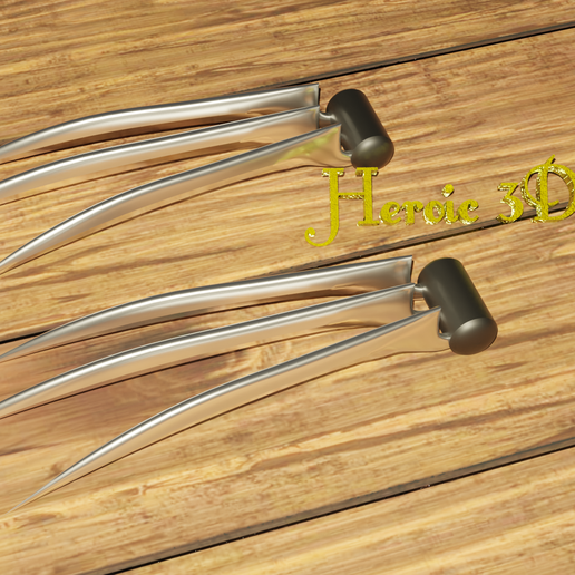 🦸 Wolverine Claws・ 3D File for 3D printing・Cults