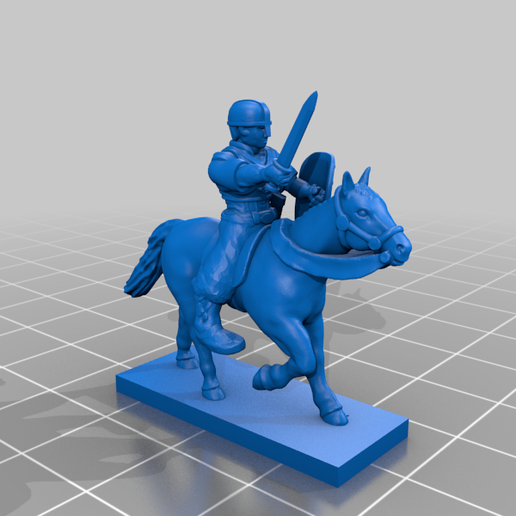 🏹 Late Middle Ages - Generic Light Cavalry・Free 3D File for ・Cults