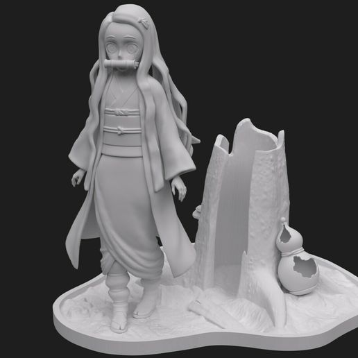 👧 Kamado Nezuko・ 3D File for ・Cults