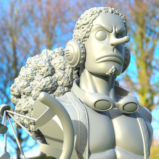 👤 USOPP BUST - 3D PRINTABLE FIGURE・ STL File for ・Cults