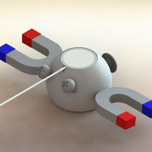 Archivo STL Soporte para Cargador iPhone Magsafe de Magnemite / Pokemon ...