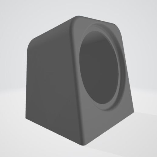 🔉 5 Inch speaker pod box DRIFT DRAG STREET flat surface mounted 3D ...