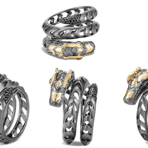 🐉 Dragon Legend Naga Coil Blaked Gents Ring・ STL File for 3D printing・Cults