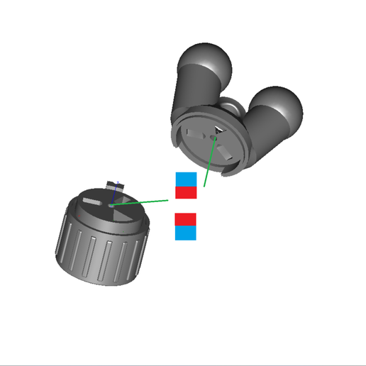 🧢 Double cap for essential oil inhaler, popper・ STL File for 3D ...