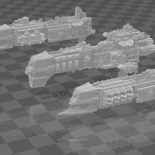 ♟ BFG admech light ships・Free STL File for 3D printing・Cults