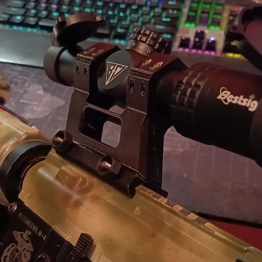 🔫 LPVO scope mount・ STL File for 3D printing・Cults