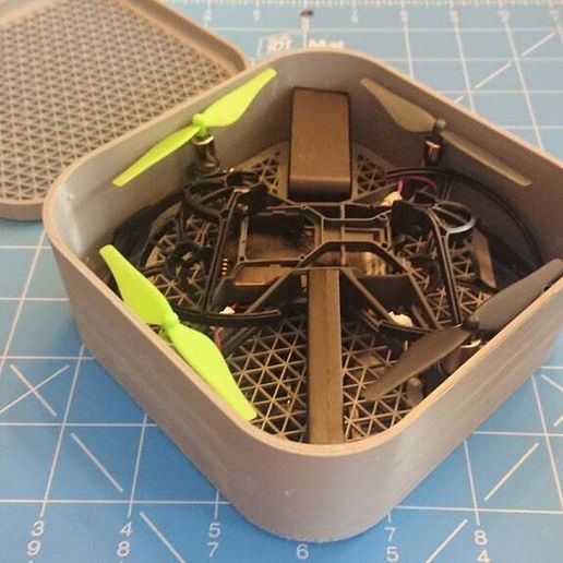 🚁 Tello Drone Case w/ Storage・Free STL File for ・Cults