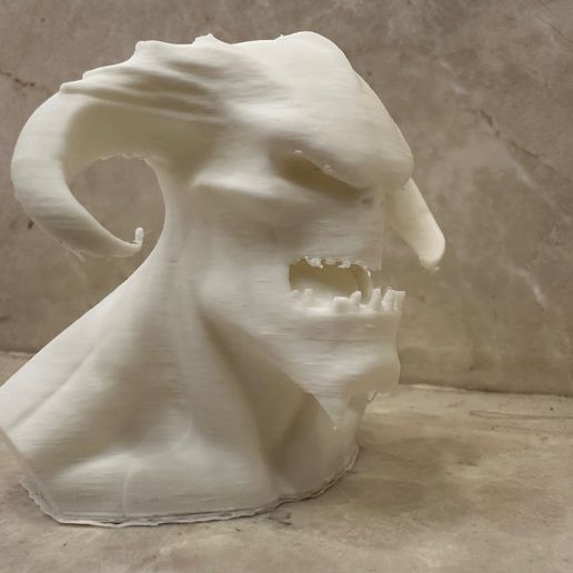 STL file Simple Monster Head 👹 ・3D print design to download・Cults