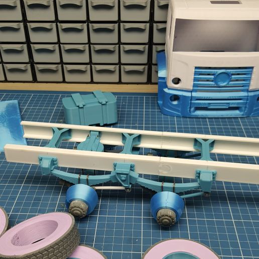 🚚 1/14 Scale Truck - 100% 3D Printed・ 3D File for 3D printing・Cults