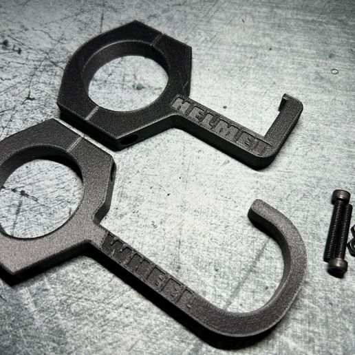 🪖 Helmet Hook and Steering Wheel Hook For Roll Cage・ STL File for 3D ...