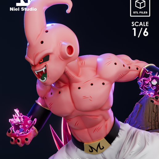 🐉 KID BUU - DRAGON BALL Z・ 3D File for 3D printing・Cults