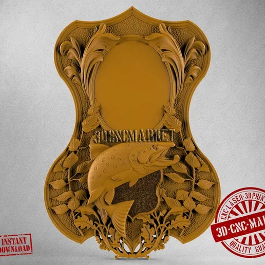 🎣 Fishing Pod Trofe STL, Fishing Pod Trofe 3d figure, stl, 3d printer ...