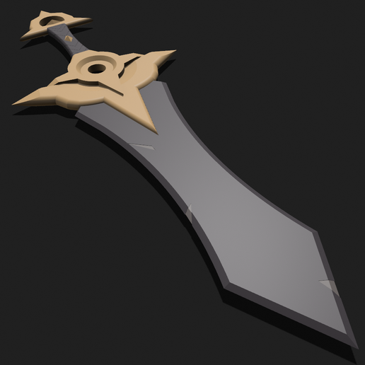STL file World Of Warcraft EverForged LongSword Prop ( 1/1 Scale ) 🗺️ ...