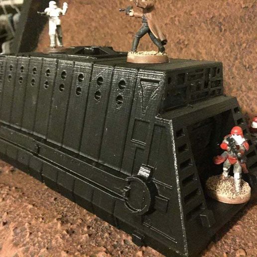 ⭐ Railcars (Star Wars Legion scale)・Free STL File for ・Cults