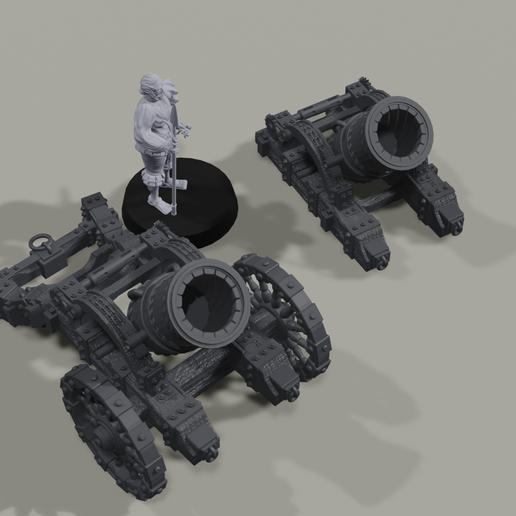 🔫 Renaissance Bombard・ 3D File for ・Cults