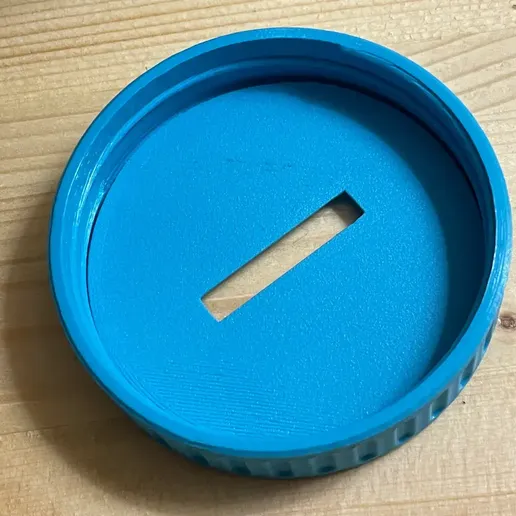 🫙 Mason Jar Lid Bank (Regular Mouth)・Free STL File for 3D printing・Cults