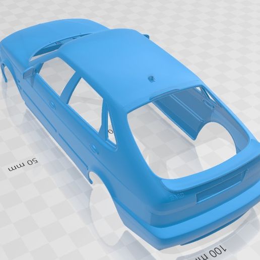 🚗 Saab 9-3 Hatchback 2001 Printable Body Car・ 3D File for 3D printing・Cults