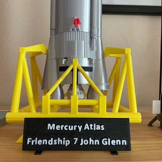 Free STL file Mercury Atlas information Plate ℹ️ ・Object to download ...