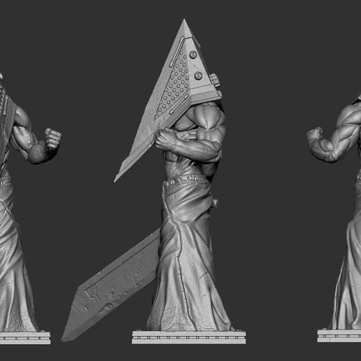👹 Pyramid Head・ STL File for ・Cults
