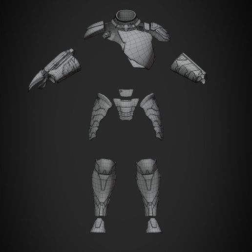 🤓 Predator Armor for Cosplay・ 3D File for 3D printing・Cults