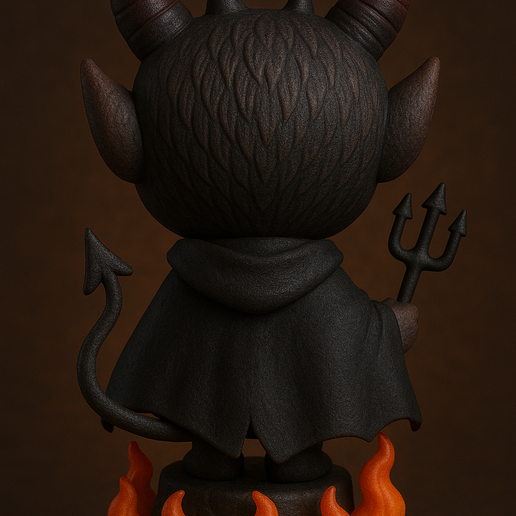 😈 Labubu Devil Figurine (Custom)・ STL File for 3D printing・Cults