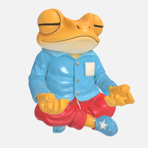 Concho the Frog 🐸 Colored File 3mf from Bad Bunny's "Debí Tirar Más ...