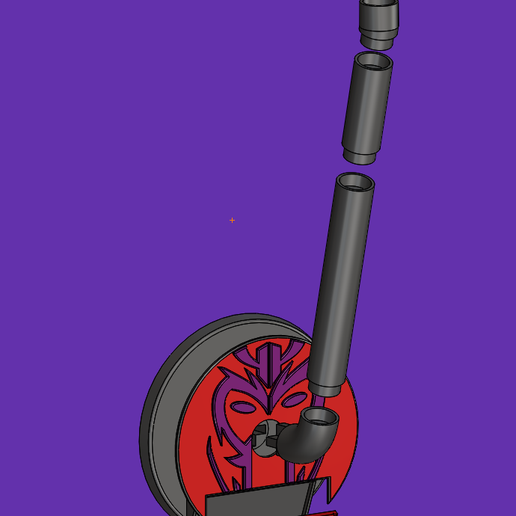 🪖 Magneto Helmet Wall Mount Stand・ STL File for 3D printing・Cults