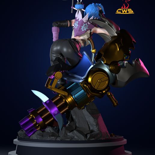 👾 JINX ARCANE 3D Pringting・ 3D File for 3D printing・Cults