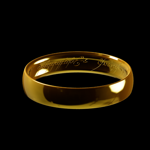 Free OBJ file One Big Ring 💍 ・3D printer design to download・Cults