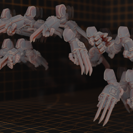 🎲 Melee Upgrade Kit ....:: Void Marauders ::....・ STL File for ・Cults