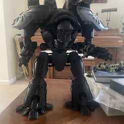 3D printer 1/4" Scale Battleduke Warstrider • made with Elegoo saturn 2 ...
