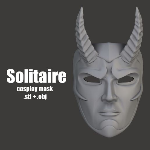 🎃 Solitaire - cosplay mask・Free STL File for 3D printing・Cults