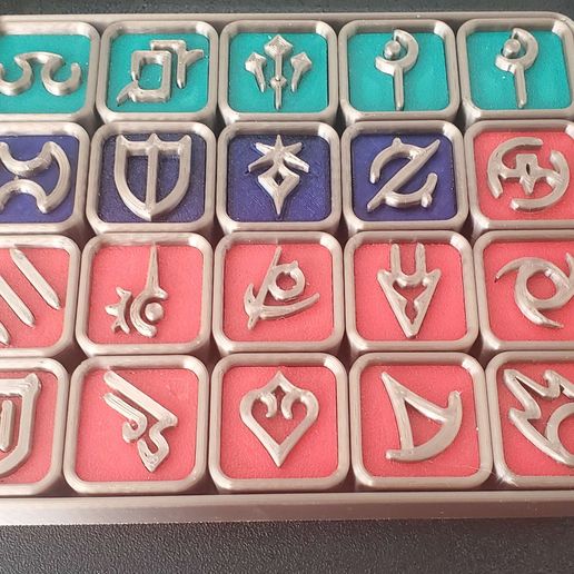 🎲 FFXIV Job Token - All classes except BLU and Viper・ 3D File for 3D ...