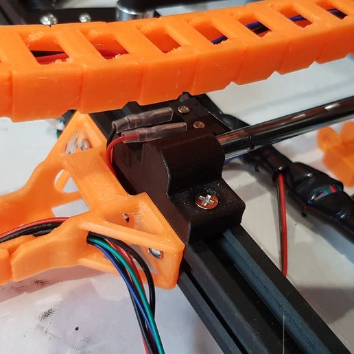 Anet A8 Plus Y carriage (HBP) cable chain mounting・Free STL File for ・Cults