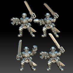 Download 60 3D models from Regiment: Cadian & Kasrkin listed by 40Kollator • 3D printer files ...