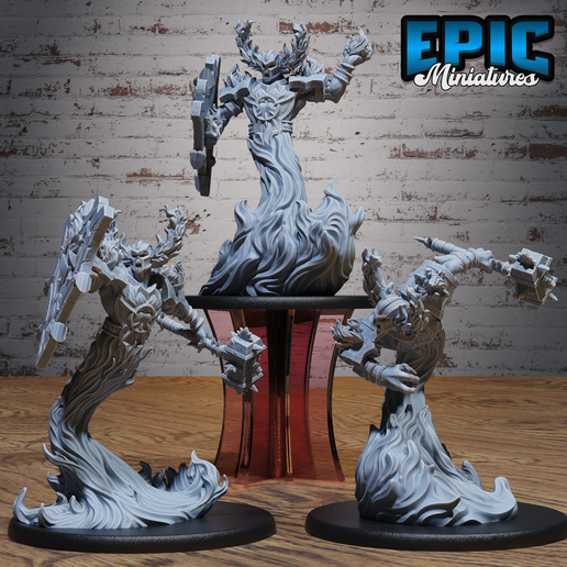 🎲 Hellfire Elemental Set ‧ DnD Miniature ‧ Tabletop Miniatures ‧ Gaming ...