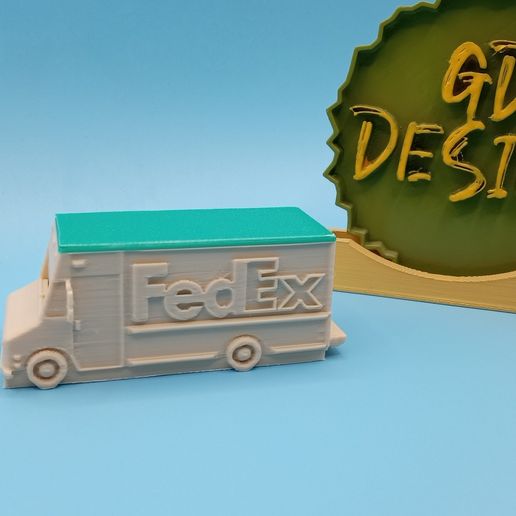📦 FedEx delivery truck stash Box Weed, Jewelry And Coins・ STL File for ...