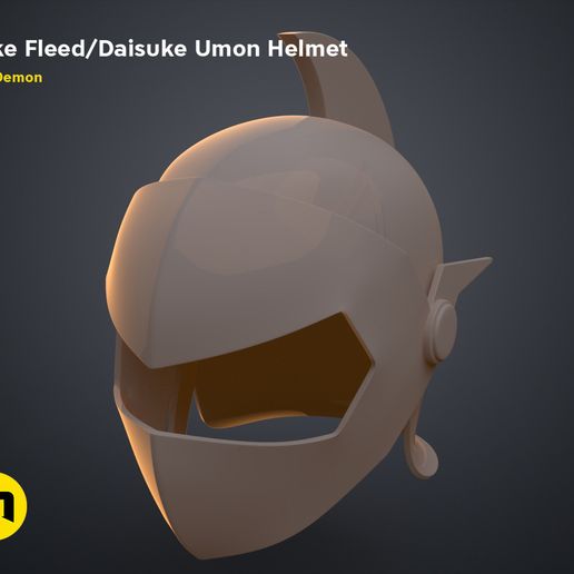 3D file Duke Fleed/Daisuke Umon Helmet 🪖 ・3D printer design to download ...
