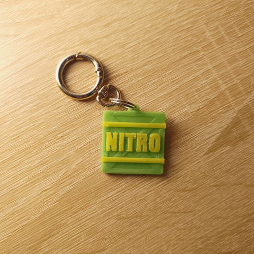 📦 CRASH BANDICOOT - NITRO BOX - Keychain・Free STL File for 3D printing ...
