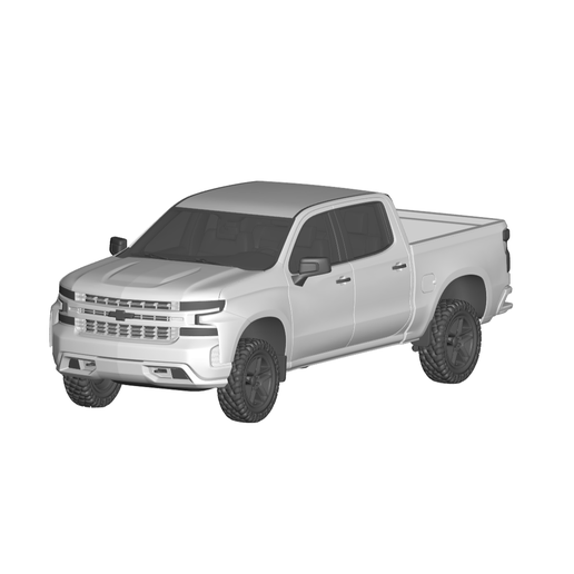 3D file Chevrolet Silverado 🚙 ・3D printing idea to download・Cults