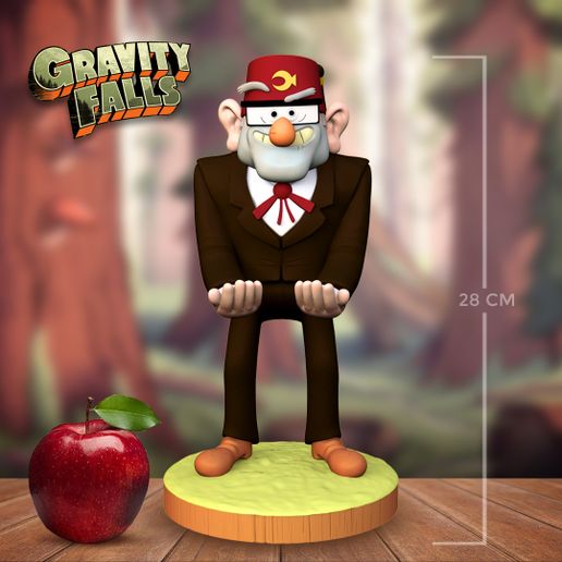 🕹️ UNCLE STAN - JOYSTICK HOLDER - GRAVITY FALLS・ STL File for 3D ...
