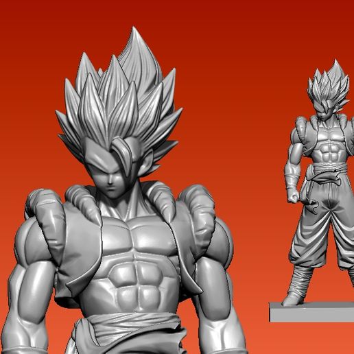 STL-Datei Super Saiyan Blue Gogeta Dragon ball model - 3D print 🐉 ・3D ...
