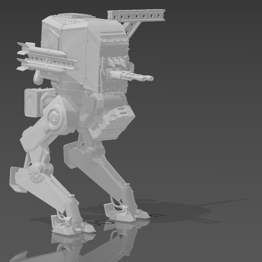 👺 Orkified Reinforced scout strider goblin mech walker killa・Free 3D ...