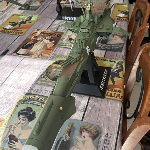 3D print CAPTAIN HARLOCK ARCADIA • made with Bambulab X1C・Cults